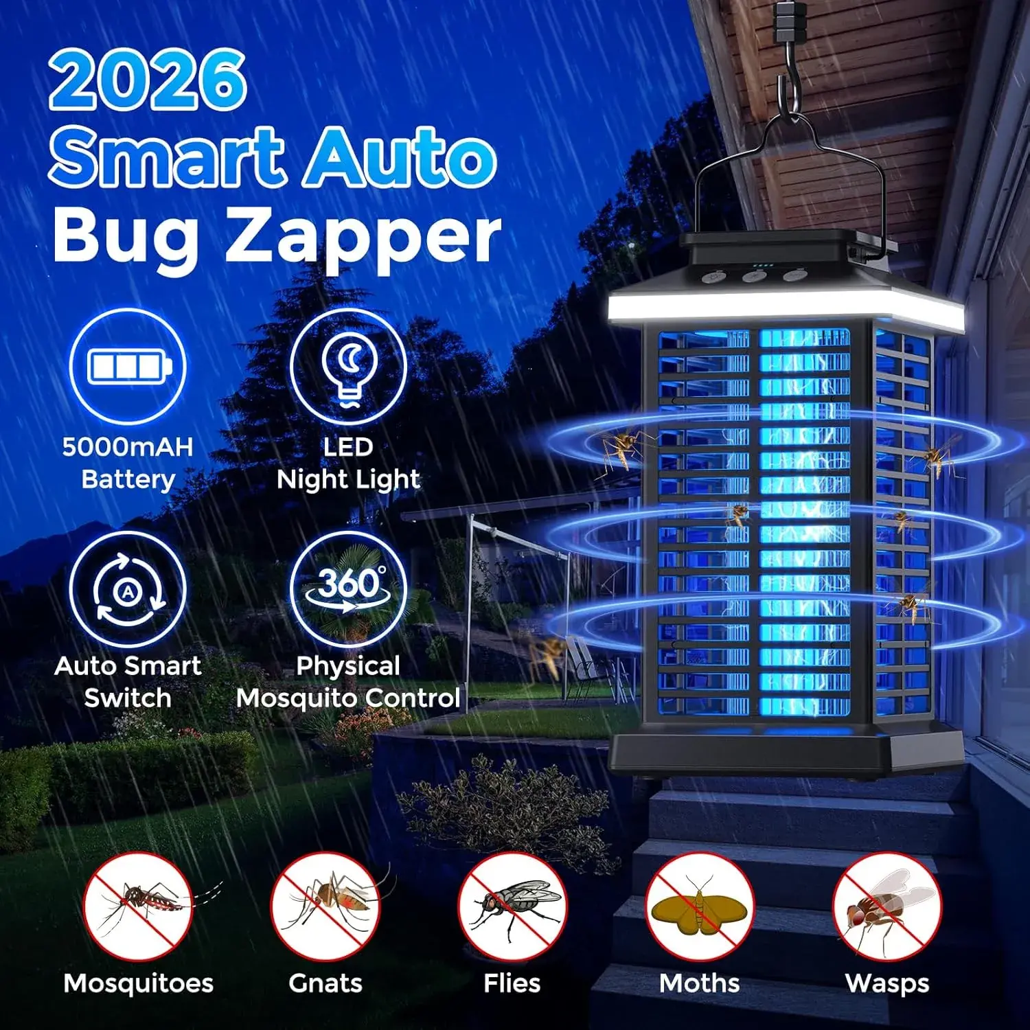KOOSA | Rechargeable Outdoor Bug Zapper